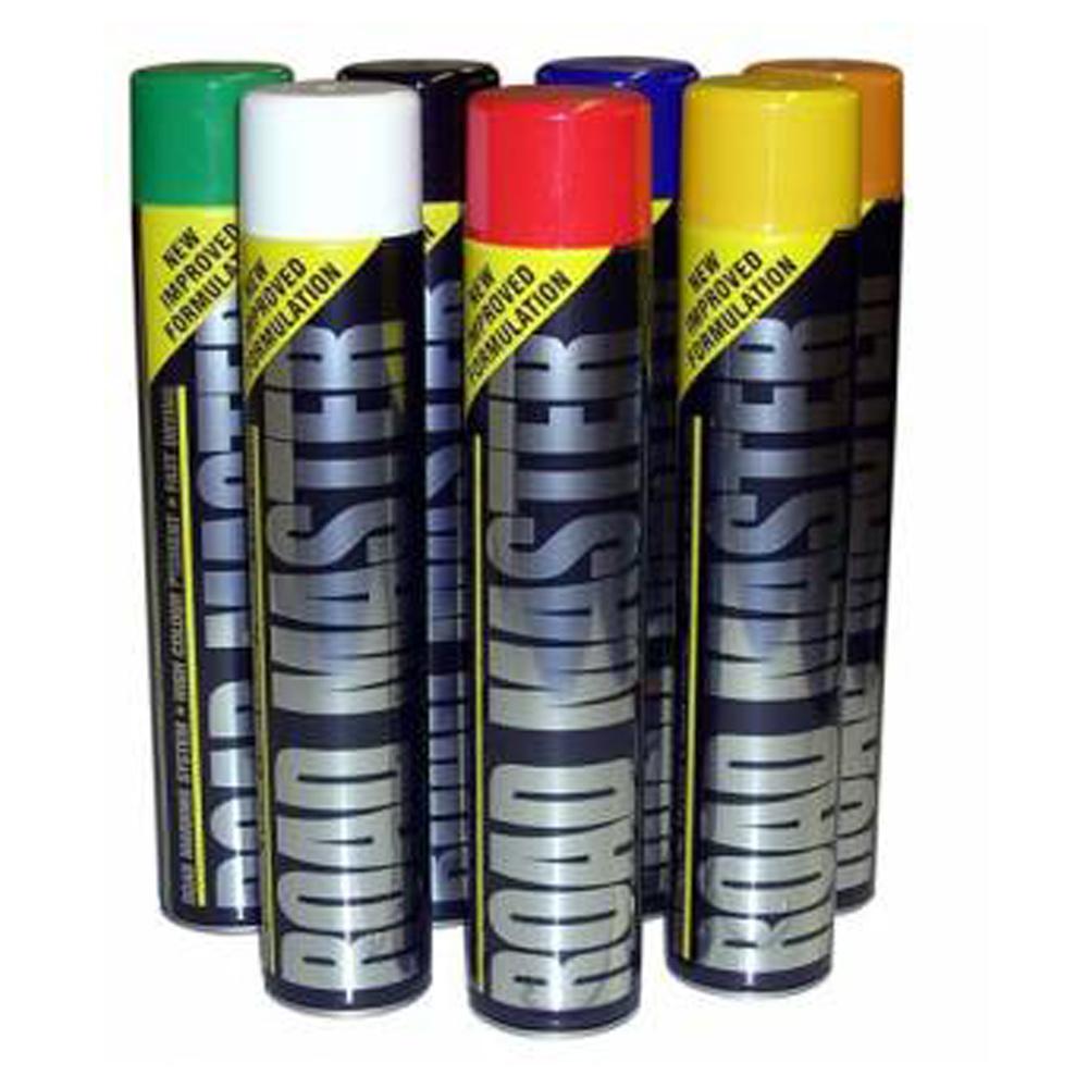 Roadmaster Line Marking Paint (12 X 750ml) - Toptech Survey Solutions